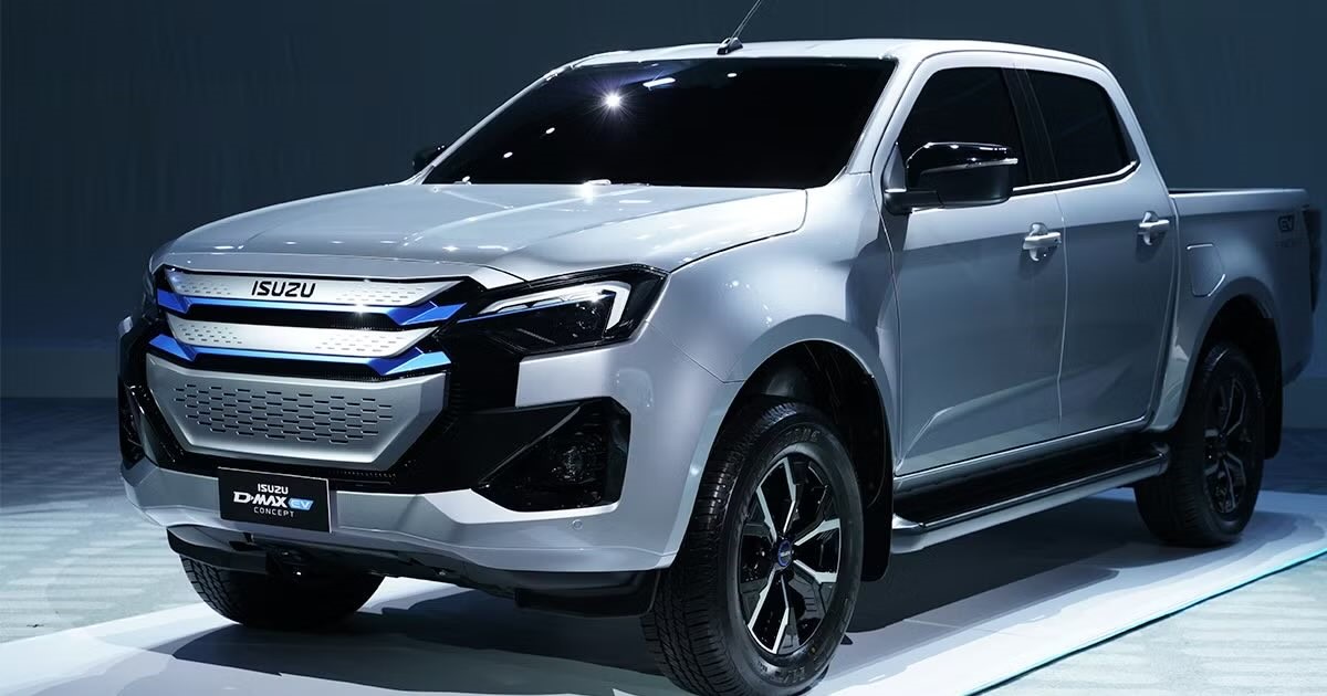 Isuzu D-Max, pickup med eldrivning